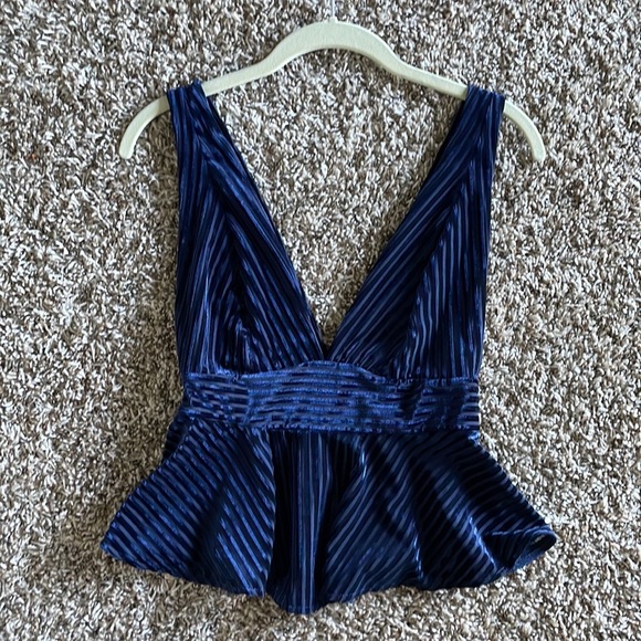 Urban Outfitters | Tops | Deep V Neck Cropped Top | Poshmark